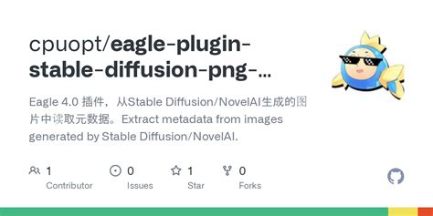 Github Cpuopt Eagle Plugin Stable Diffusion Png Extractor Eagle Stable Diffusion