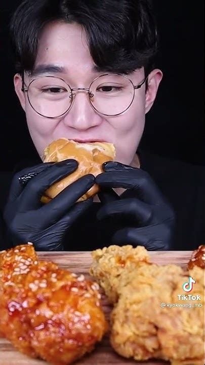 اصوات الاكل دبابيس كنتاكي مع البرجر بالجبنه😋 Youtube