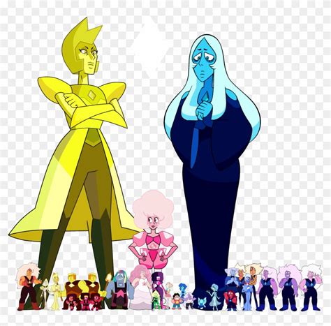 Heights Clipart Height Comparison Yellow Diamond Steven Universe