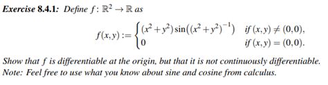 Solved Exercise 841 Define Fr2→r As