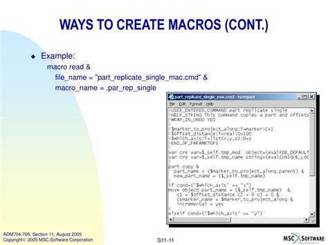 PPT SECTION MACROS OVERVIEW PowerPoint Presentation Free Download ID