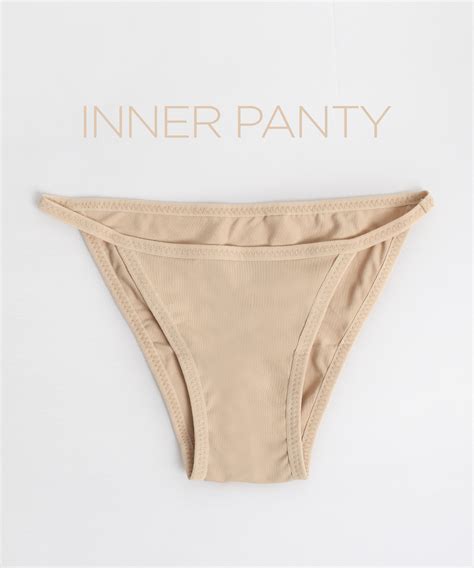 헤링본 이너팬티 래쉬가드 여자 수영복 비키니 속옷 누디 끈 래쉬가드 요가 스포츠 G71 위시버킷