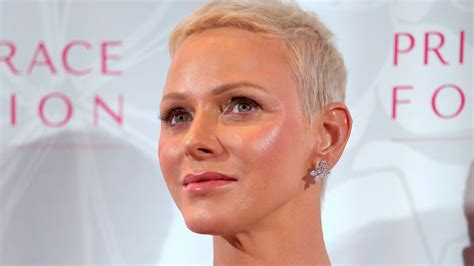 Princess Charlene Could Be A Model In Silhouette Lengthening Coat Hello