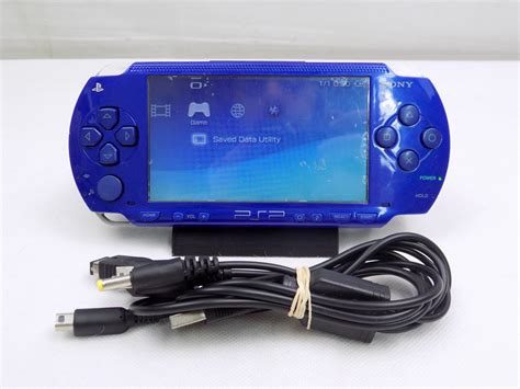 Grade B Sony Playstation Portable PSP 1000 Metalic Blue Handheld ...
