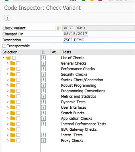Sci Sap Code Inspector