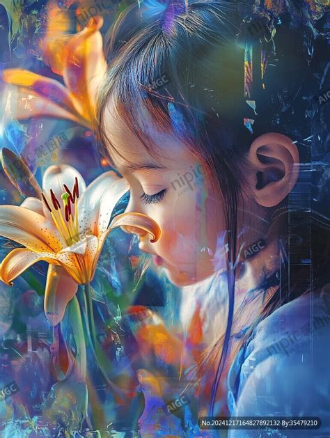 Ai创作图闻花香的女孩 花下孩童 百花丛中的小女孩 赏花小女孩 女孩与鸢尾花 鲜花与女孩 花下小女孩 闻花的卡通小女孩 花朵女孩人物素材 蝴蝶花朵女孩 文艺梦境小女孩手绘 唯美花朵女孩 梦幻