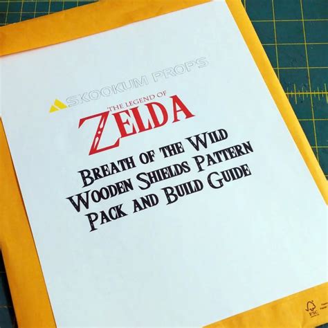 Wooden Shields Pattern Pack And Build Guide Inspired By The Legend Of Zelda Breath Of The Wild