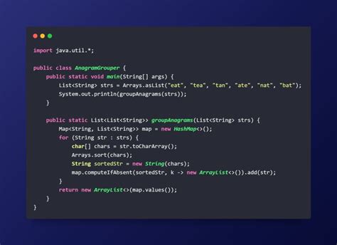 Sneha Saurabh On Linkedin Javaprogramming Codechallenge Anagramgrouping Programmingskills