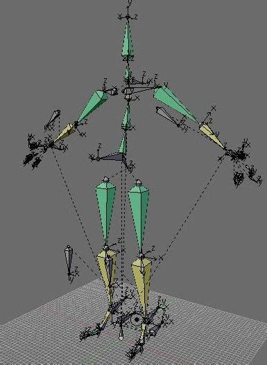 Blender Humanoid Rig Incl Download — Polycount