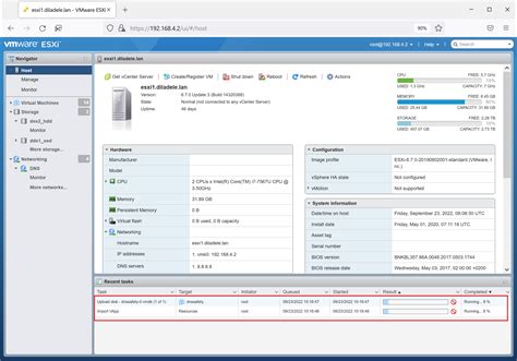 deployment on esxi vsphere dns safety admin guide