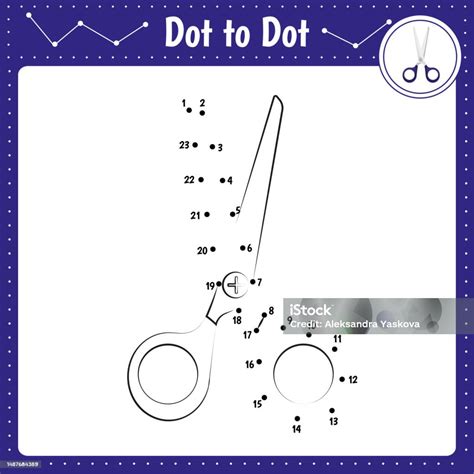 점들을 연결하십시오 점투닷 교육용 게임 미취학 아동을 위한 색칠하기 책 숫자 계산 및 필기 연습 워크시트 학습에 관한 활동 벡터
