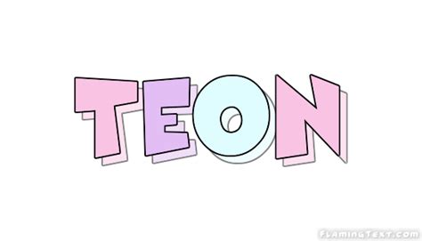 Teon Logo | Free Name Design Tool from Flaming Text