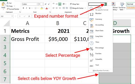 How To Calculate Year Over Year Growth Hourly Inc