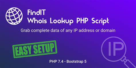 Findit Whois Ip Lookup Php Script By Technodigitz Codester