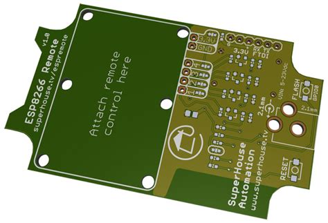 Github Superhouseespremote Esp8266 Board With Connections For An Rf Remote Control