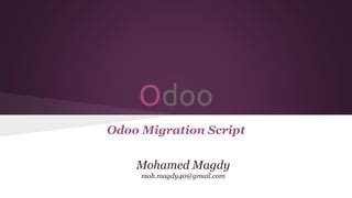 Odoo DB Migration Pptx