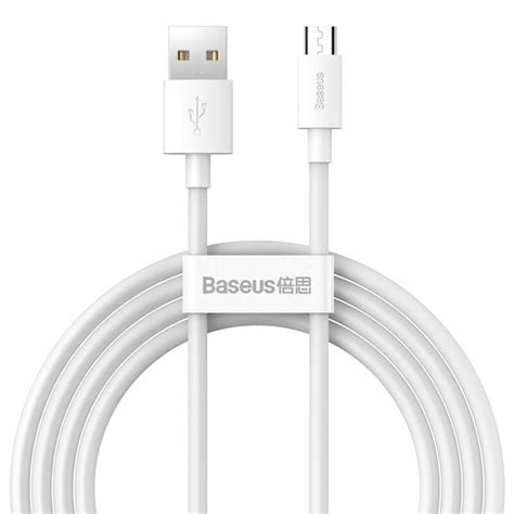 کابل USB به MicroUSB باسئوس مدل tzcamzj-02 طول 1.5 متر مجموعه 2 عددی ...