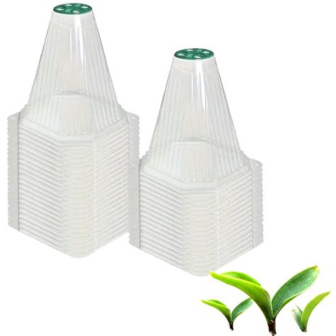 Reusable Plant Insulation Cover 10 Pack Pvc Dome Protector For Outdoor Plants Frost And Weather
