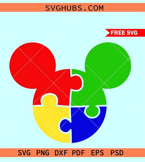 Autism Puzzle Svg