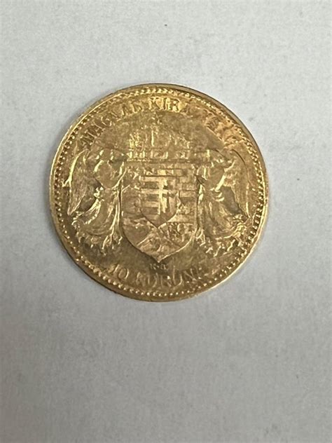Yahooオークション 1899年 フランツ・ヨーゼフ 10コロナ金貨 立像