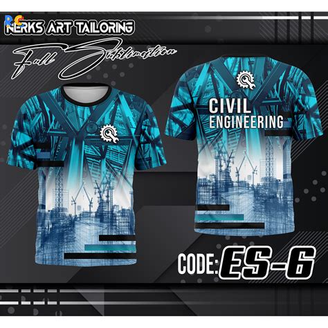 Rc Civil Engineering Jersey Dryfit Shirt Full Sublimation Tshirt For