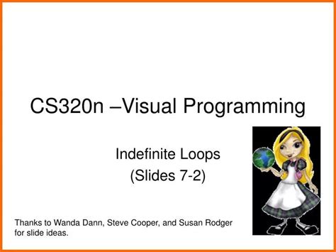 Ppt Cs320n Visual Programming Powerpoint Presentation Free Download