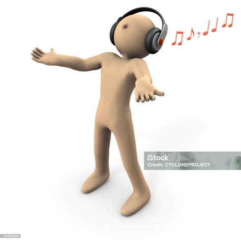 양손을 펼치는 캐릭터 그는 놀 랐 고 움직였다 흰색 배경입니다 3d 그림입니다 3차원 형태에 대한 스톡 사진 및 기타 이미지 3차원 형태 경외감 듣기 Istock