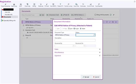 Default Scanner Select EPIC CareDesk