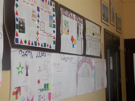 მათემატიკის კვირეული კედლის გაზეთების გამოფენა