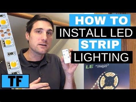 How To Install LED Flexible Strip Lighting Tape Home Closet Room Ideas Led Strip Lighting