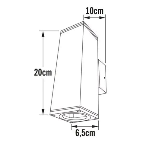 Cuboid Frame Outdoor Wall Light Lighting And Interiors