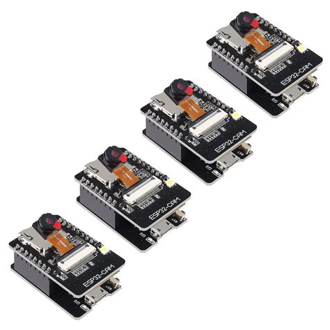 Getuscart Dorhea 4 Set Esp32 Cam Wifi Bluetooth Development Board With Ov2640 Camera Module