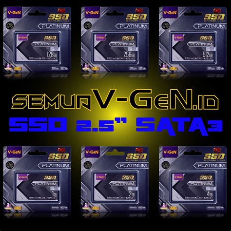Jual SSD 128GB 256GB 512GB 1TB 2TB VGEN SATA3 120GB 240GB 480GB 960GB 1920GB V GeN HDD Caddy