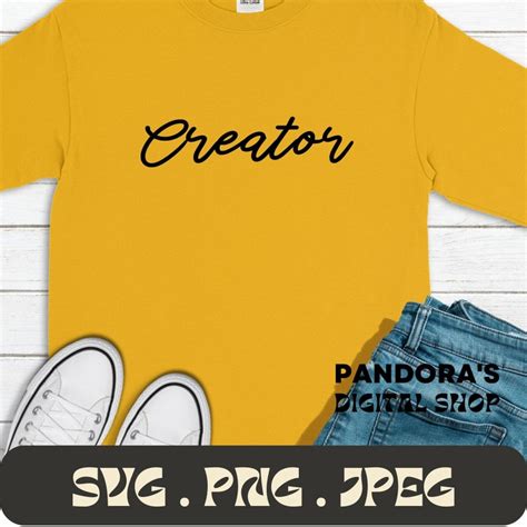 Creator Script Font Svg Script Svg Png Jpeg Cut File For Etsy Ireland