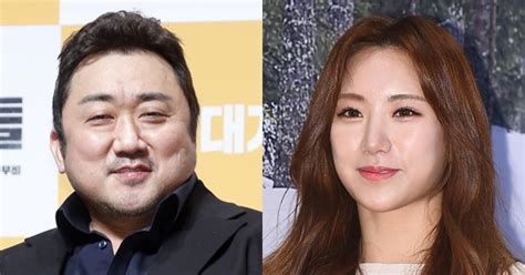 6년 열애 마동석♥예정화 부부됐다 사랑하는 제 아내