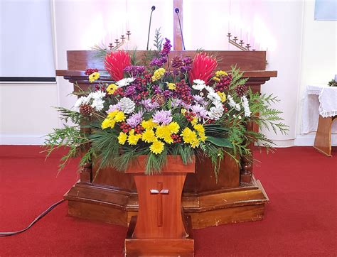 2022년 12월 4일 제단꽃 장식 뉴욕베델교회