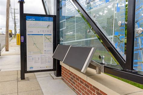 Grtc Pulse Bus Stops Richmond Va Richlite Benches And Lean Rails