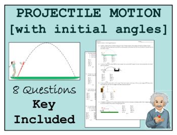 Projectile Motion Problem Set Initial Angle By Welcome To Physics