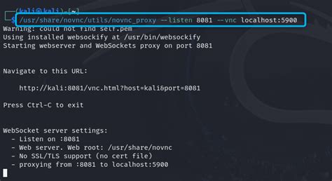 How To Run Kali Linux On Browser Using Novnc Linuxways