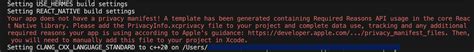 Swift Privacyinfoxcprivacy File In React Native React Native Ios Privacy Manifest Stack