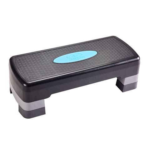 Athletic Works 3 Level Aerobic Step Deck Adjustable To 4 6 8