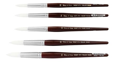 Neef 970 Taklon Round Brushes Cavalier Art Supplies