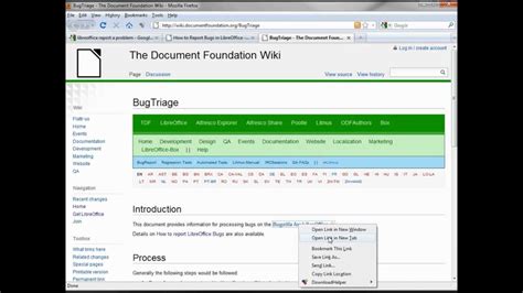 LibreOffice Writer 25 Reporting A LibreOffice Bug YouTube