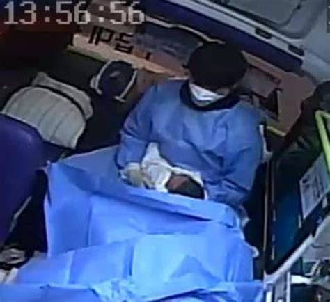 경북 청송소방서 구급차 안에서 소중한 새 생명 탄생