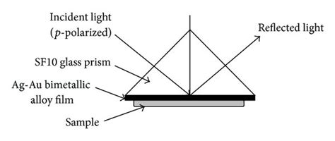 Schematic Diagram Of Plasmonic Structure With Bimetallic Ag Au Alloy Download Scientific