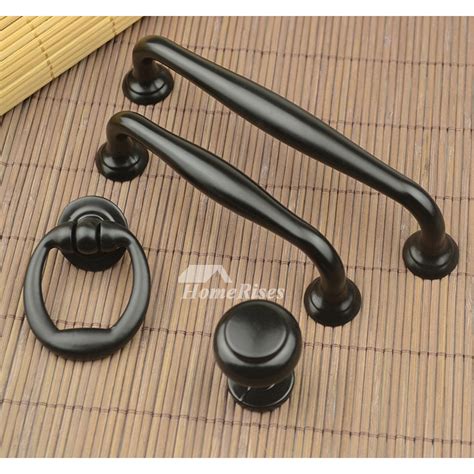 Kitchen Cabinet Knobs And Pulls Zinc Alloy 56 Inch Black