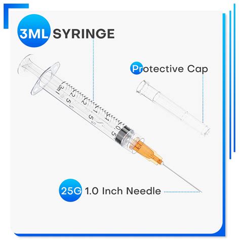 Med Needle 3ml Syringes