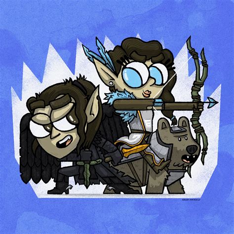 Spoilers C1 Critical Role Legends Vex And Vax With Trinket Oc R