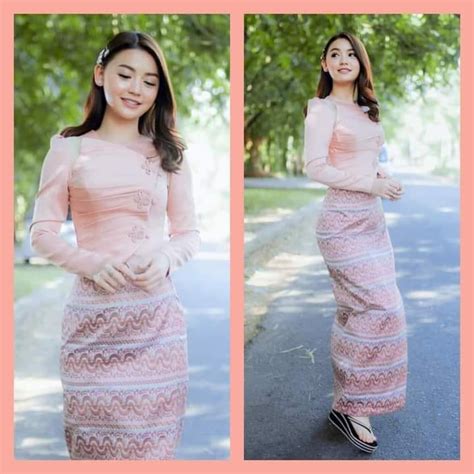 မြန်မာဝတ်စုံအကျီချုပ်ပုံဒီဇိုင်းလေးမျာ Facebook