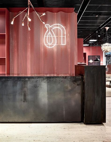 미들 우드 스파 살롱 뷰티 호텔 패션 부티크 리셉션 데스크 Hotel Lobby Design Lobby Design Reception Desk Design